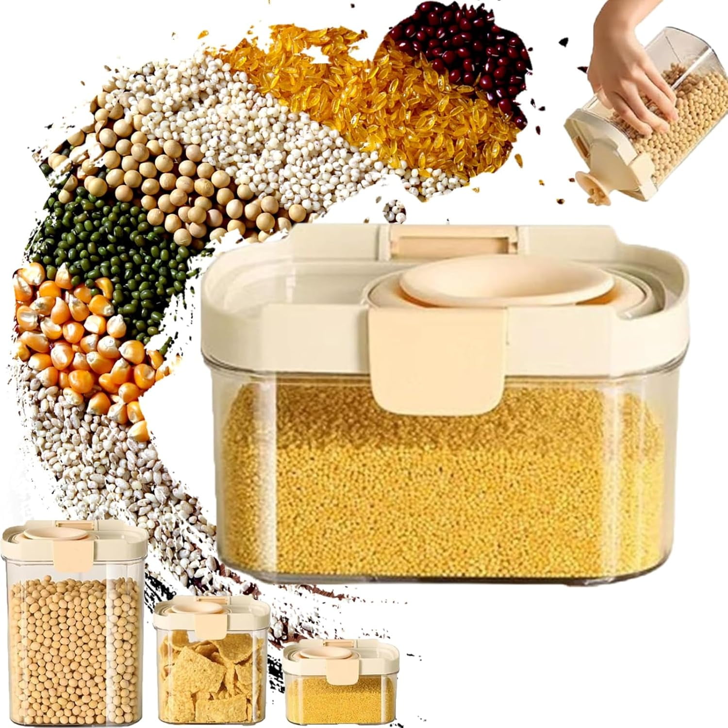 Umckit Push Type Sealed Storage Jar, Umckit Push Type Sealed Storage ...