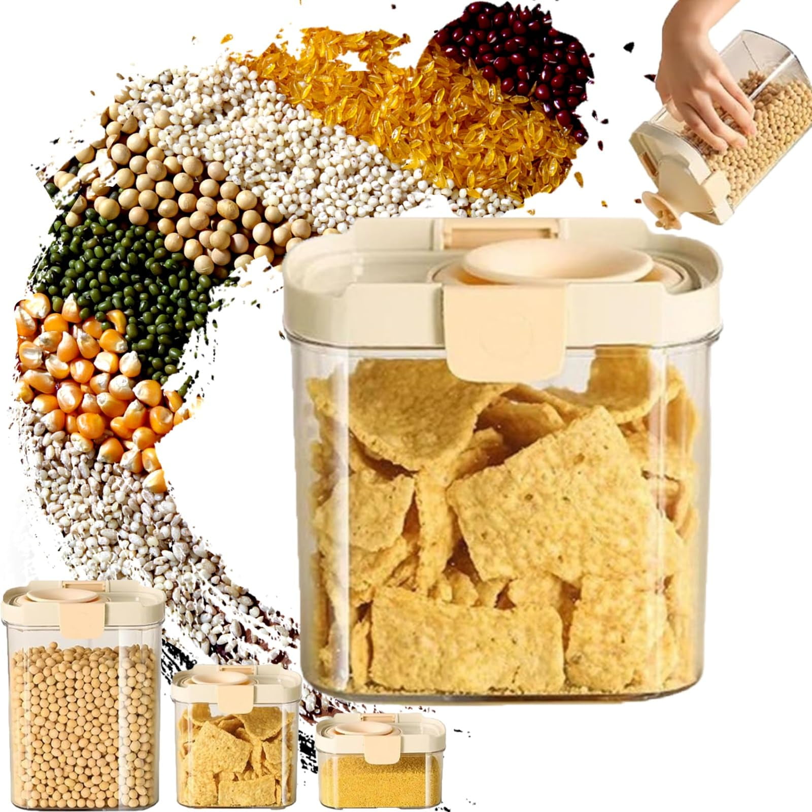 Umckit Push Type Sealed Storage Jar, Umckit Push Type Sealed Storage ...