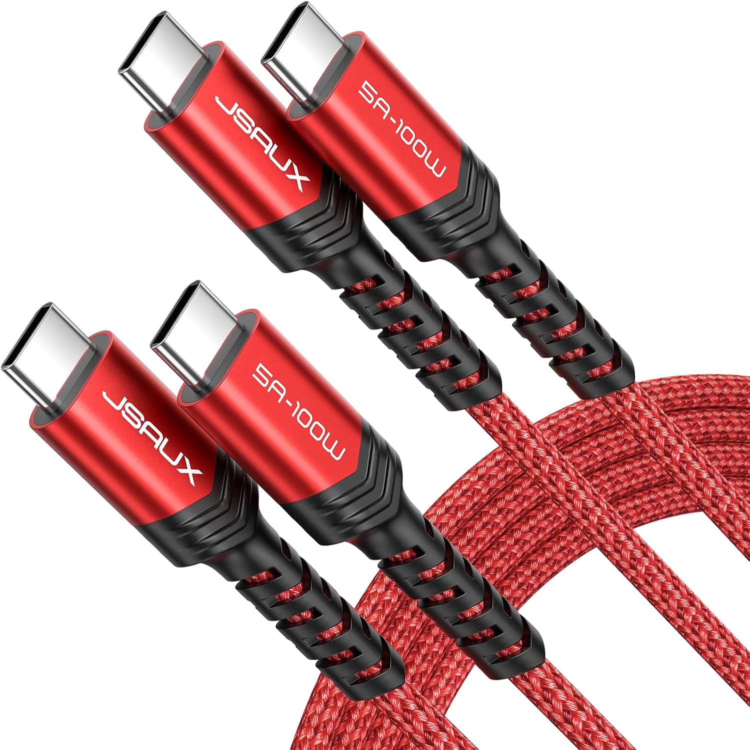 UmeFone 100W Usb C To Usb C Cable (2-Pack, 6.6Ft), Usbc Type-C Charge ...
