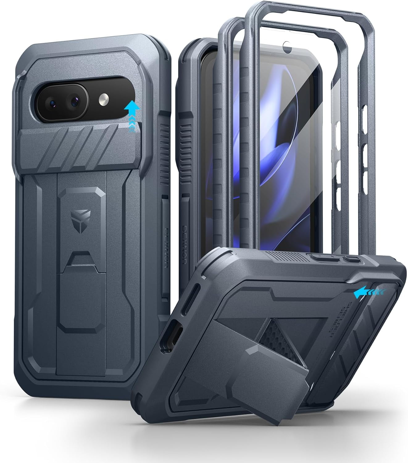 UmeFone For Google Pixel 9A Case With Slide Camera Cover & 2 Front ...