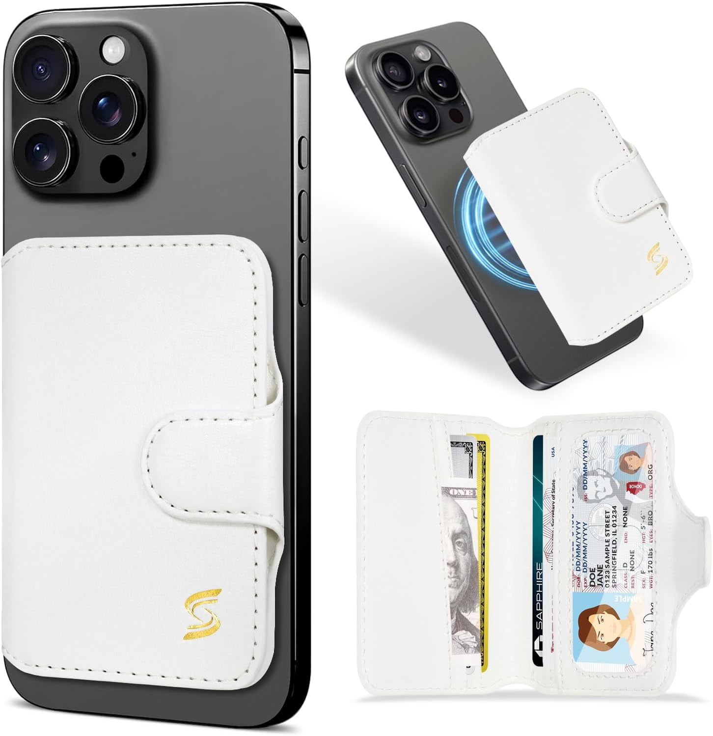 UmeFone Magnetic Phone Wallet Card Holder For Magsafe Wallet, For ...
