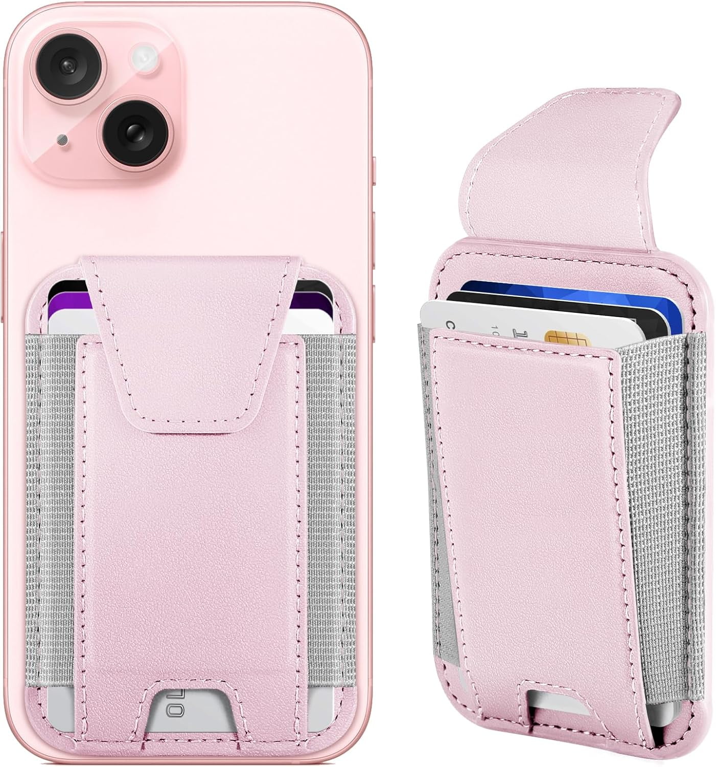 UmeFone For Magsafe Wallet With Privacy Flap, Stronger Magnetic Card Holder For Iphone 16/15/14 ...