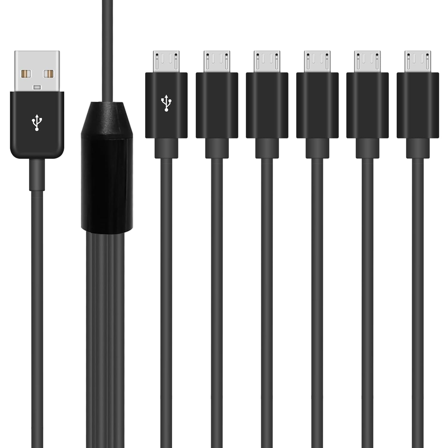 UmeFone Micro Usb Splitter Cable, Multi 6 In 1 Usb 2.0 Type A Male To 6 ...