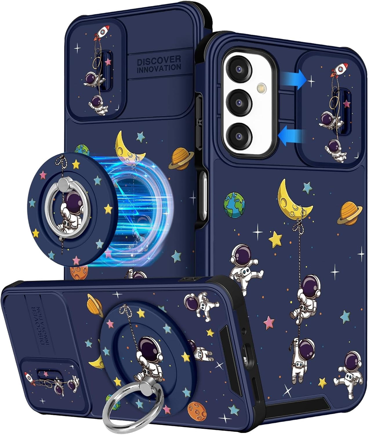 UmeFone For Samsung Galaxy A16 5G Phone Case - With Ring Stand & Camera ...