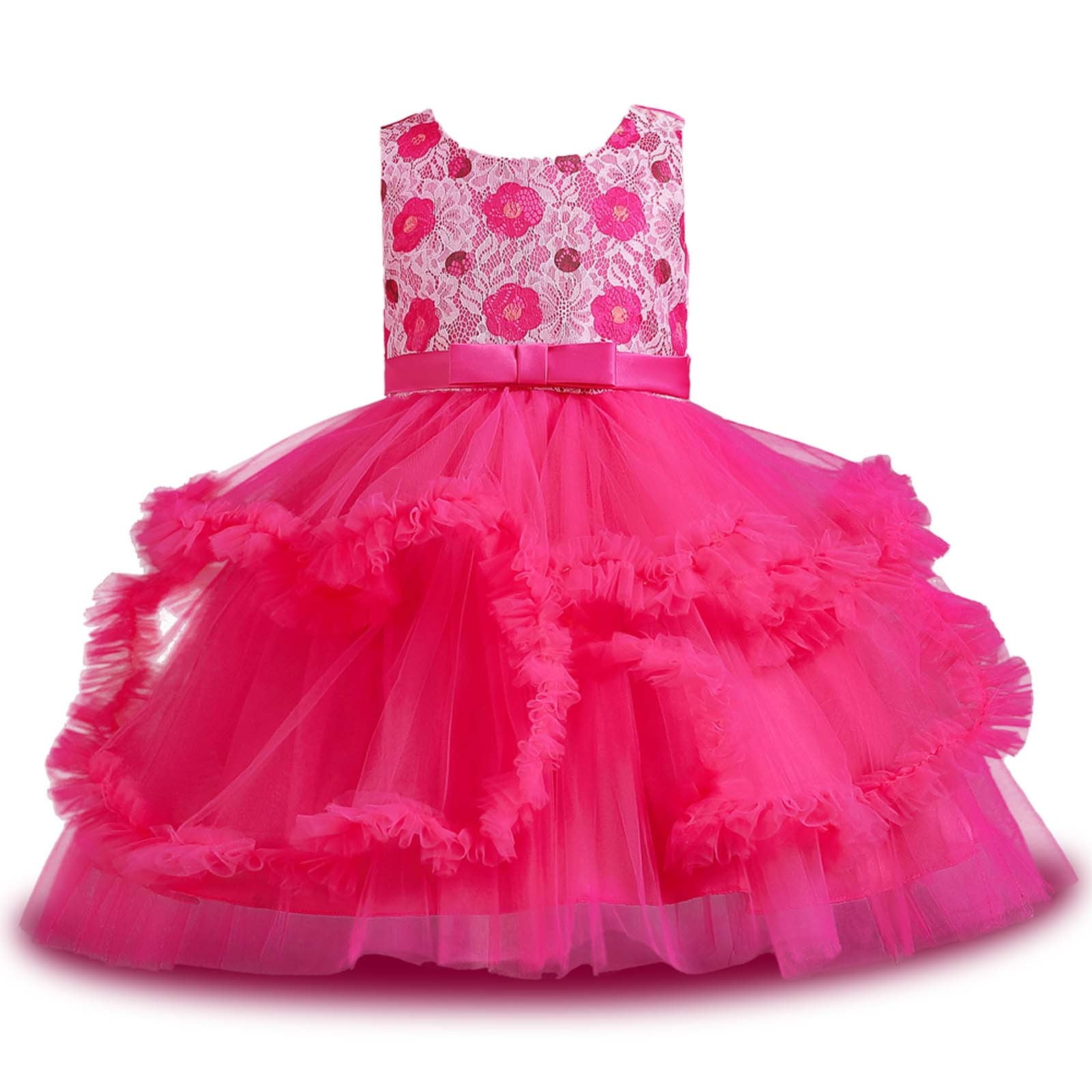 Umfun Children Formal Little Girls Long Pageant Dresses Prom Ball Gown ...