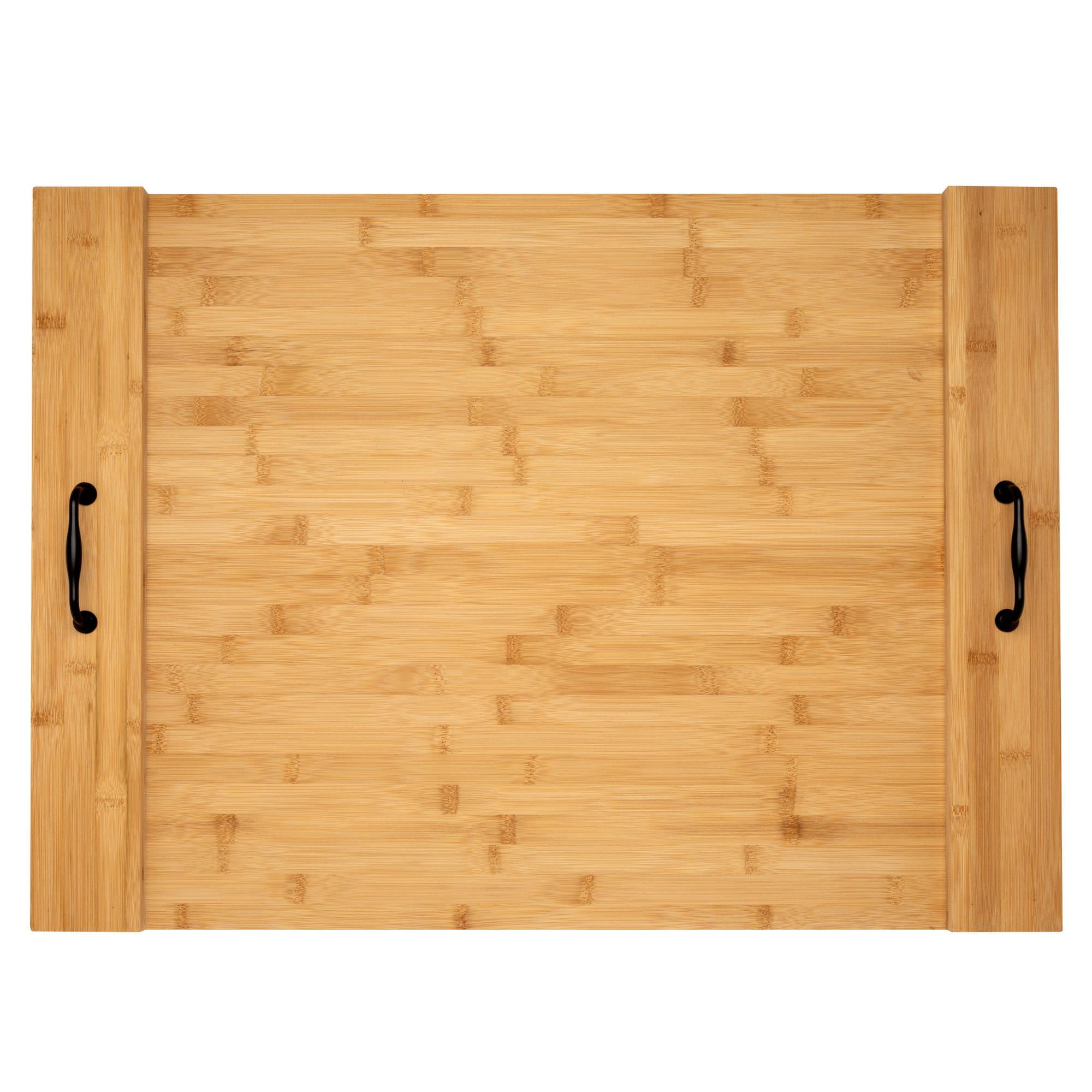 Umiboo Solid Bamboo Stove Top Cover with Handles for Gas or Electric ...
