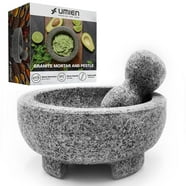 "Made in Mexico Genuine Volcanic Lava Rock Guacamole Salsa Maker - 7 ...