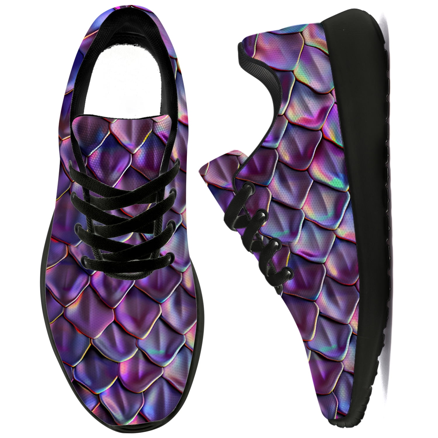 Uminder Mens Fashion Sneakers Wolf Shoes Black Shoes Size 3.5 - Walmart.com