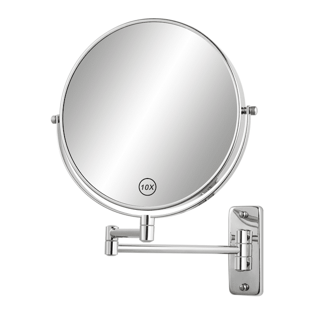 Umirokin 8” Wall Mount Magnifying Mirror,1X/10X Double Sided Wall ...