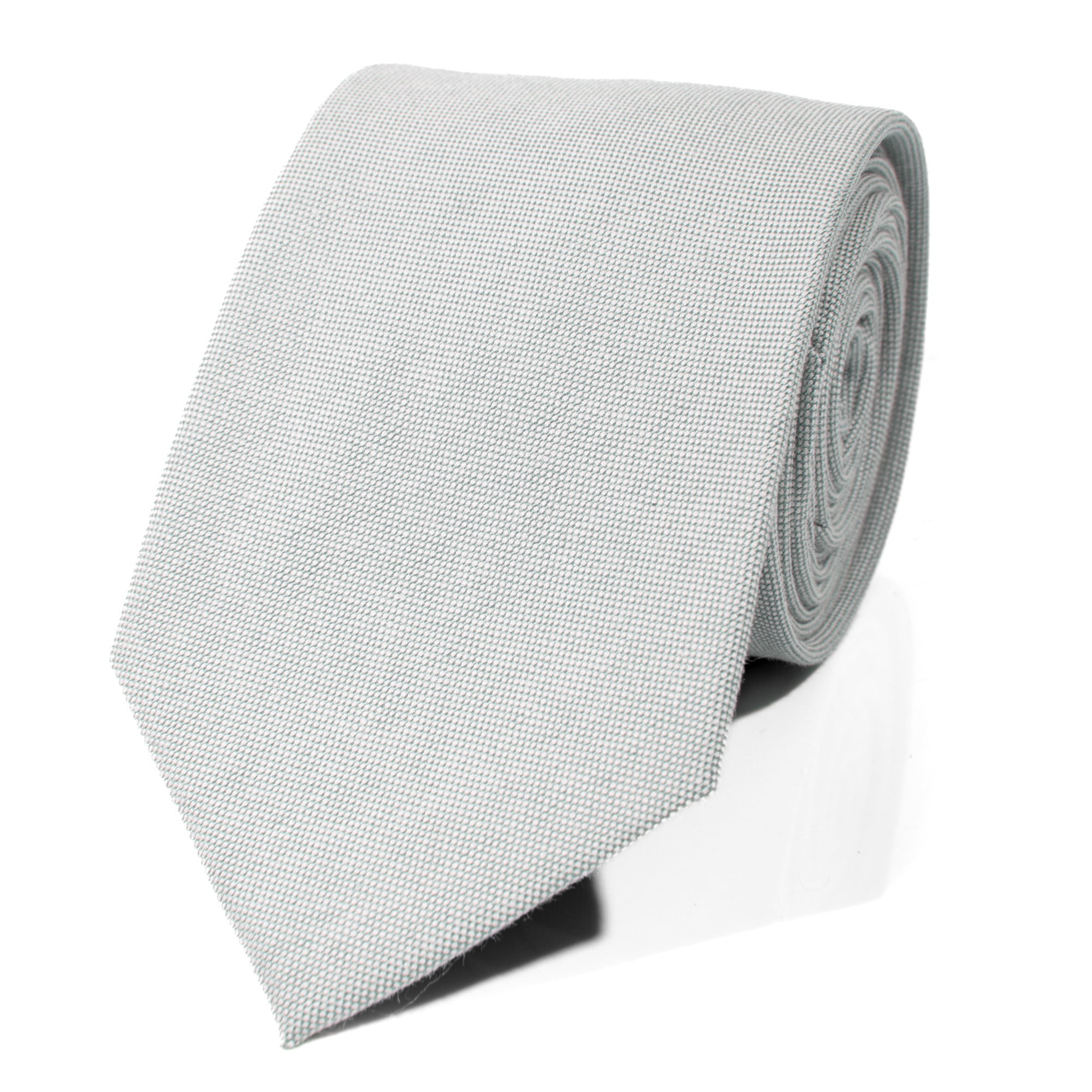 Umo Lorenzo 100% Cotton Slim Tie – 57” Long, 2.5” Wide | Classic Solid ...