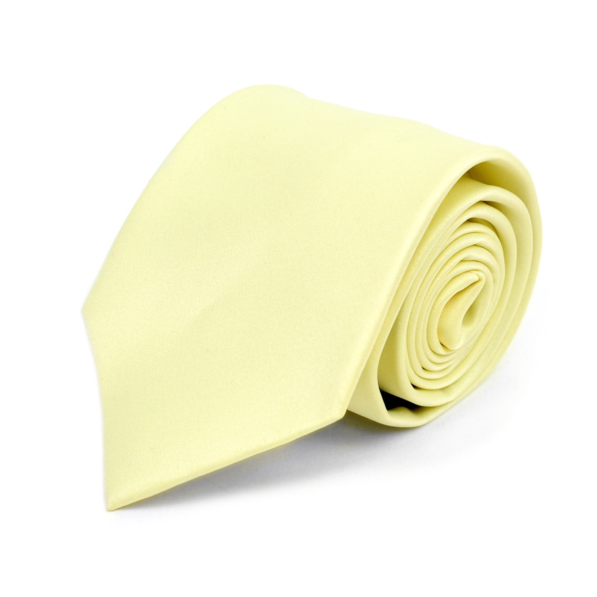 Umo Lorenzo Ties for Men Classic Necktie Solid Color Smooth Satin ...