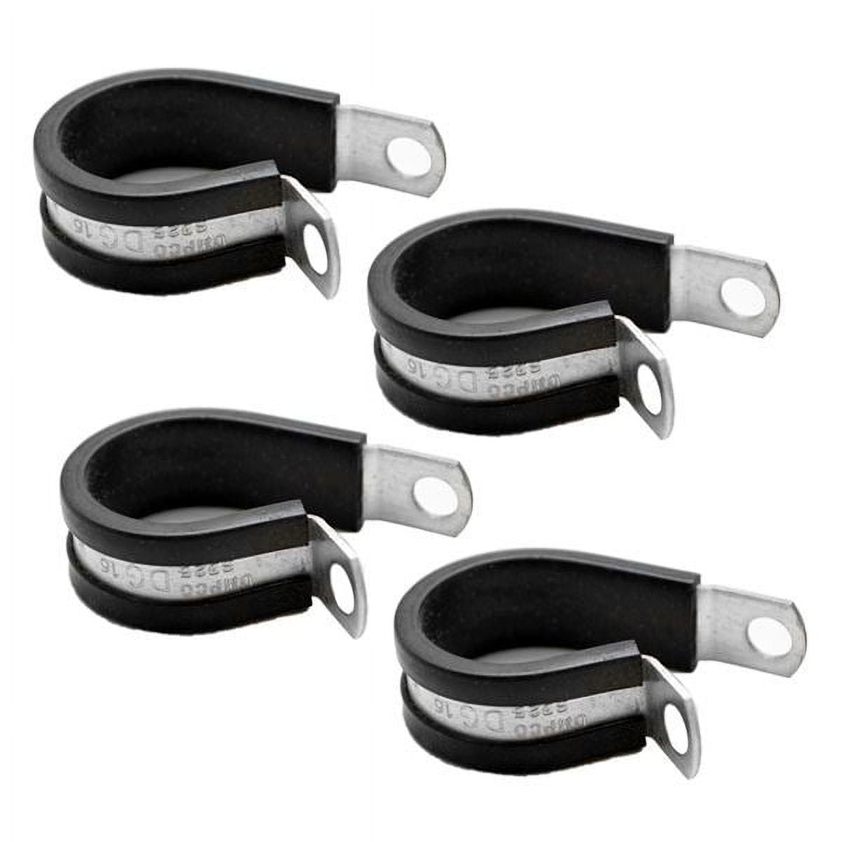 Umpco S325 Aluminum 1 Inch Rubber Cushioned Insulated Boat Hose Loops ...