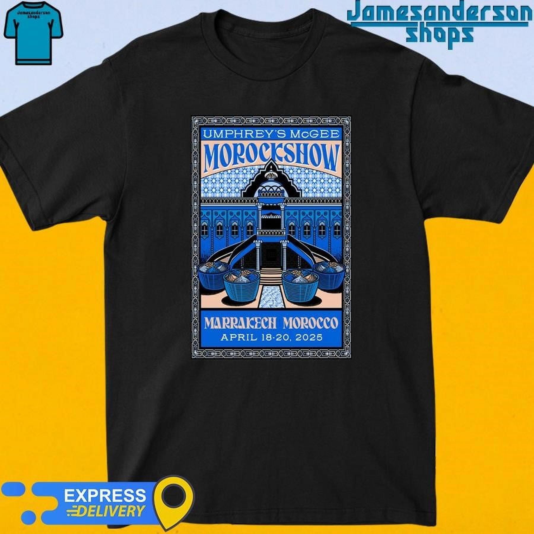 Umphrey's Mcgee Morock Show Marrakech Morocco 2024 Aug 18 20 Shirt ...