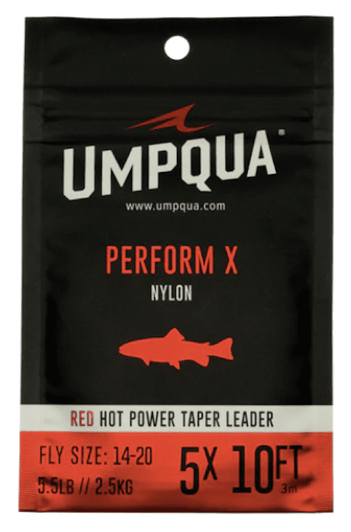 Umpqua Perform X Red Hot Power Taper 10' Leader - 3X - Walmart.com