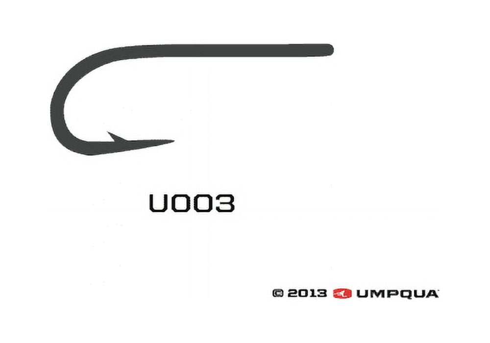 Umpqua U-Series U003 Dry Fly Tying Hooks 50-pack - Size 20 - Fly Tying ...
