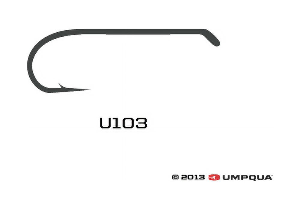 Umpqua U-Series U103 Nymph Tying Hooks 50-pack - Size 6 - Fly Fishing ...