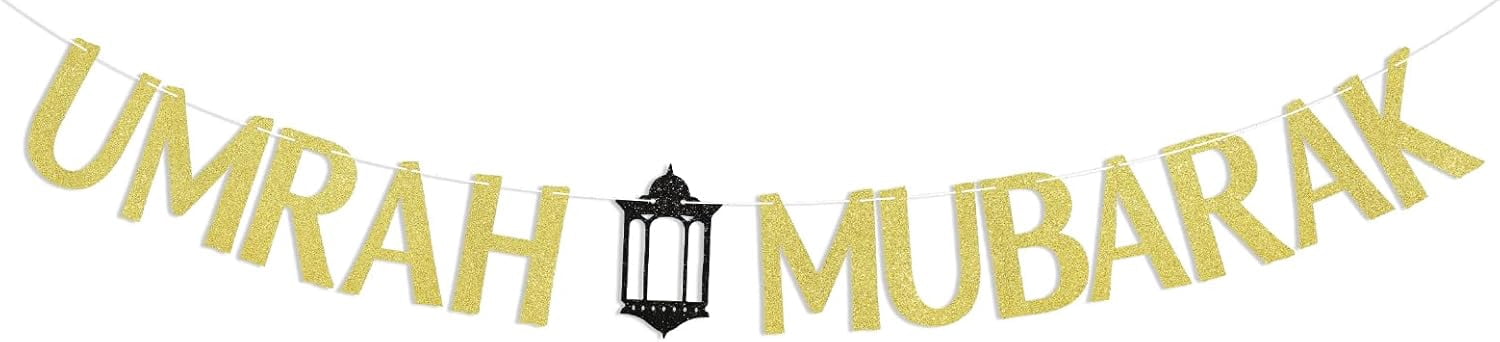 Umrah Mubarak Banners - Islam Hajj Decor, Eid Mubarak Banner, Ramadan ...