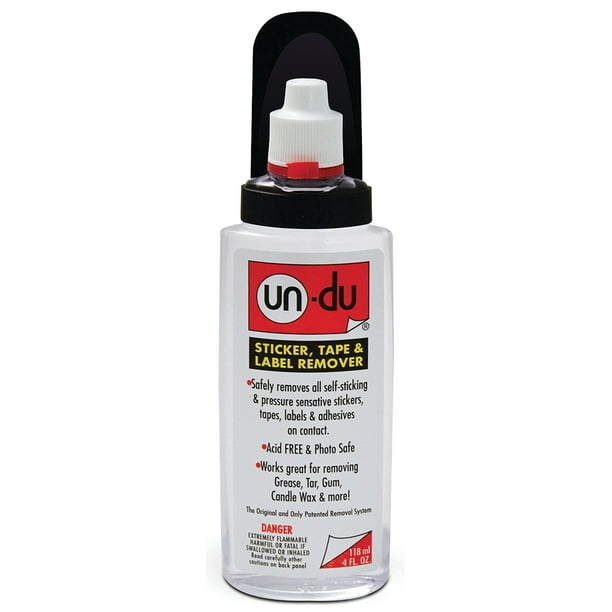 Un-Du Adhesive Remover, 4 oz. - Walmart.com