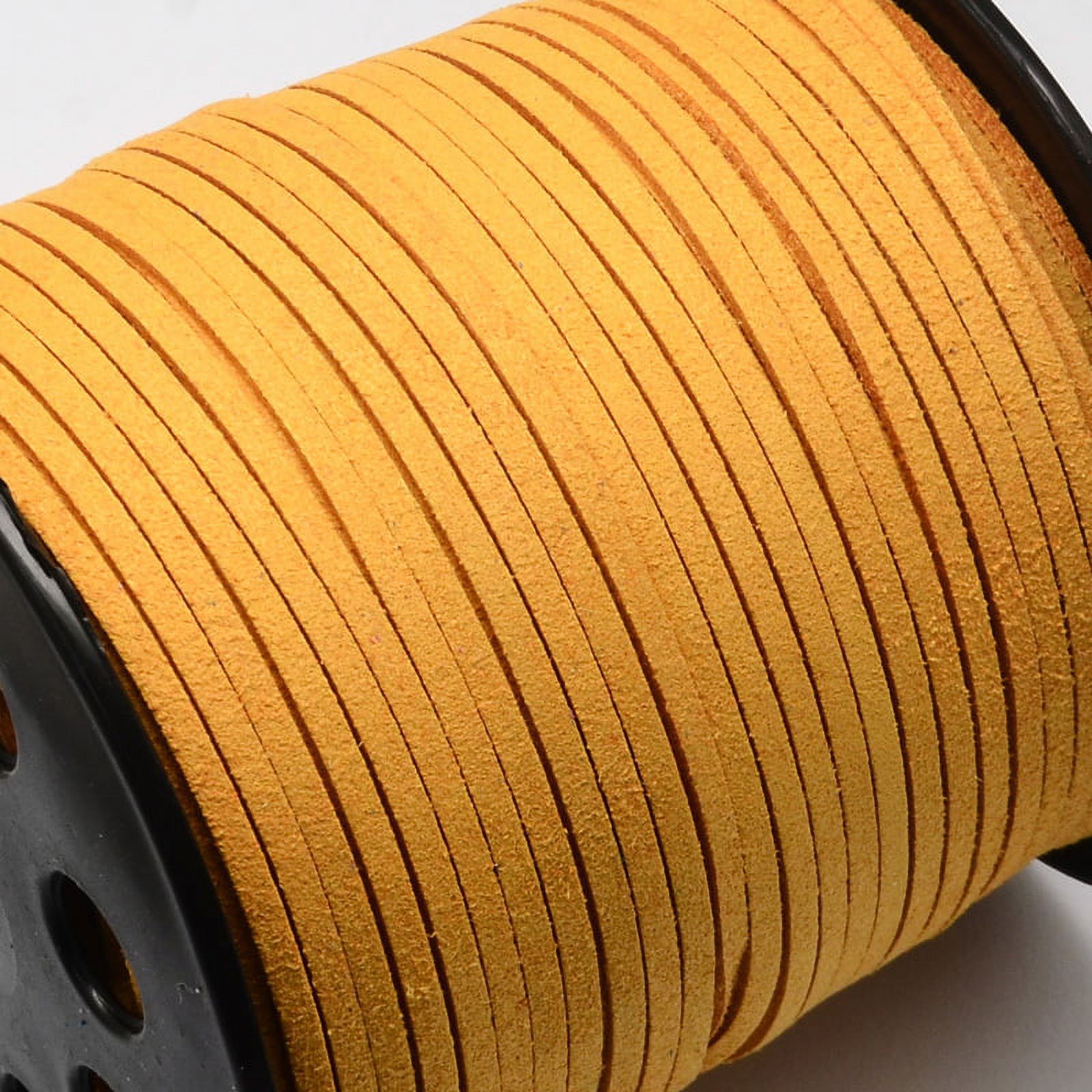 UnCommon Artistry Faux Leather Suede Beading Cord, Goldfish Orange (10 ...