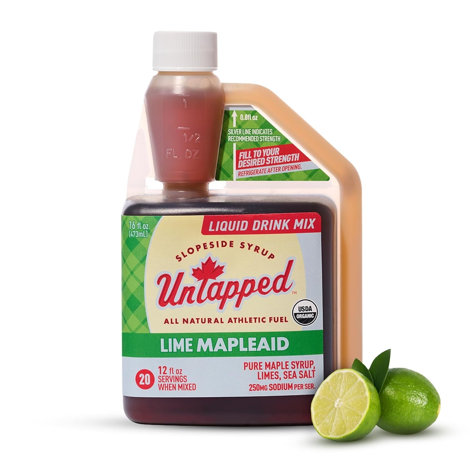 UnTapped Mapleaid Lime Sports Drink, 16 Fluid Ounces - Walmart.com
