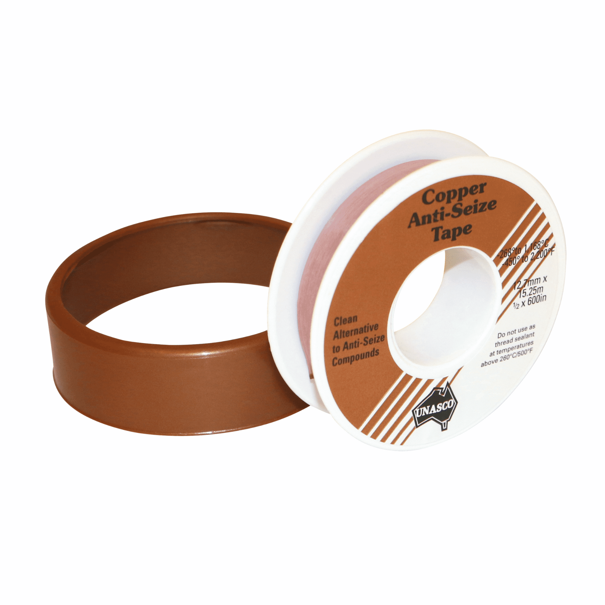 Unasco Copper Anti-Seize Tape: 1/2 in. x 50 ft. (Copper) - Walmart.com