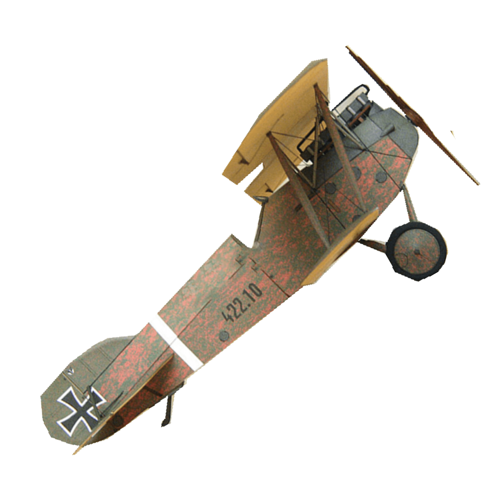 Unassembled Phonix D II Fighter Paper Kit 1:33 Scale Model for ...