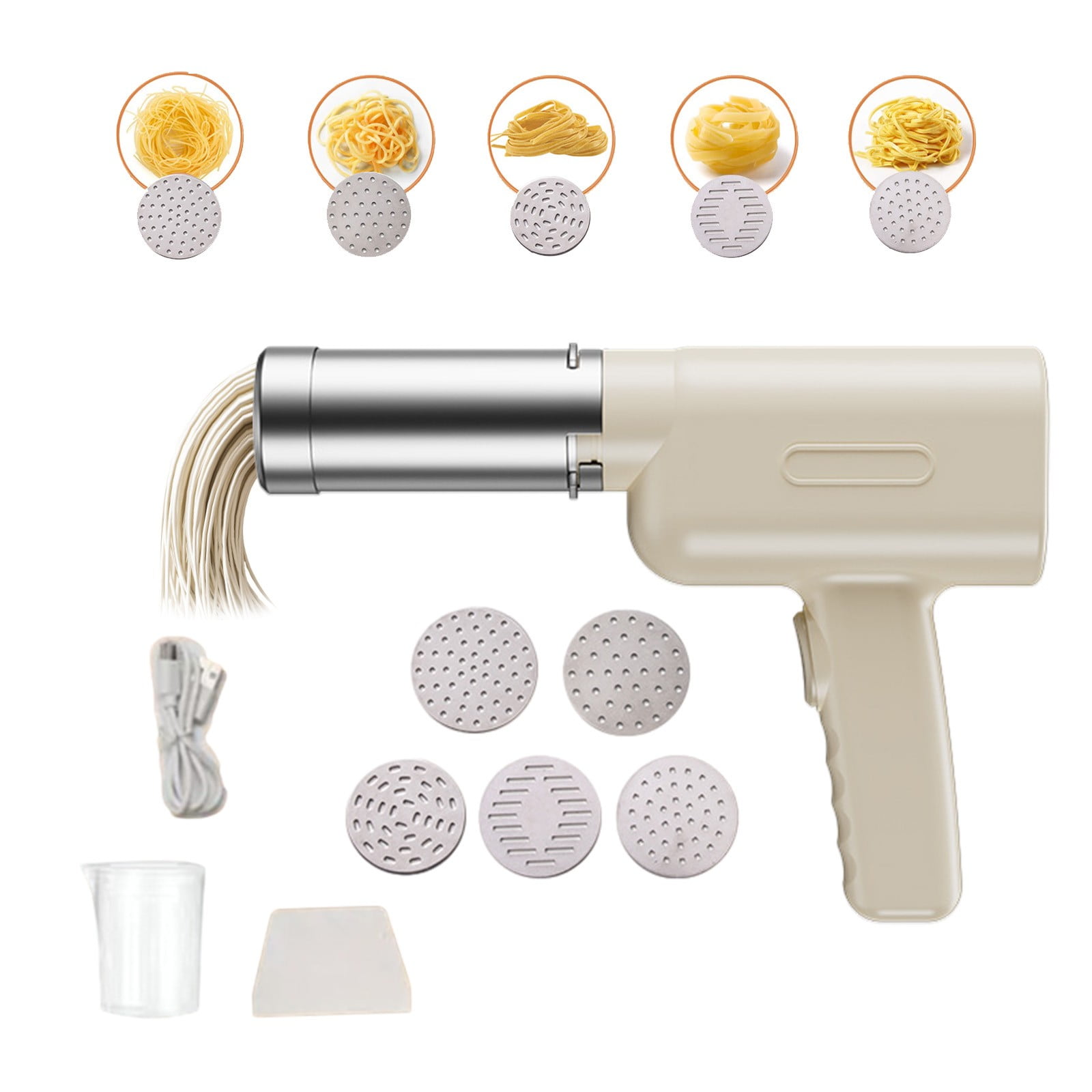 Unbeatable Price, Automatic Pasta Maker Handheld Mixer, Pasta Gun ...