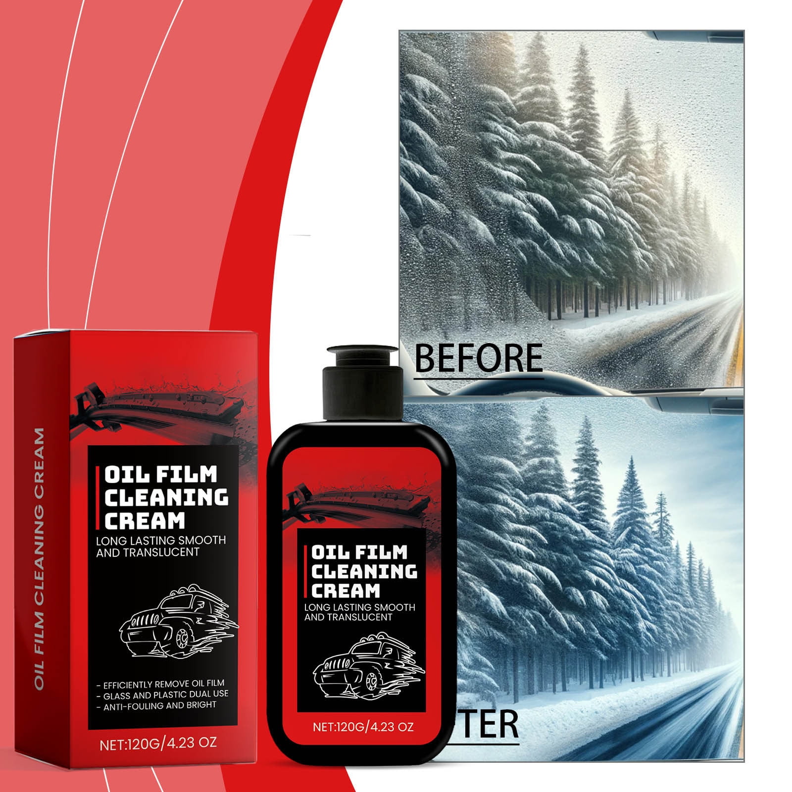 Unbeatable Price, Automotive Window Film Cleaning Cream, Stubborn Film ...