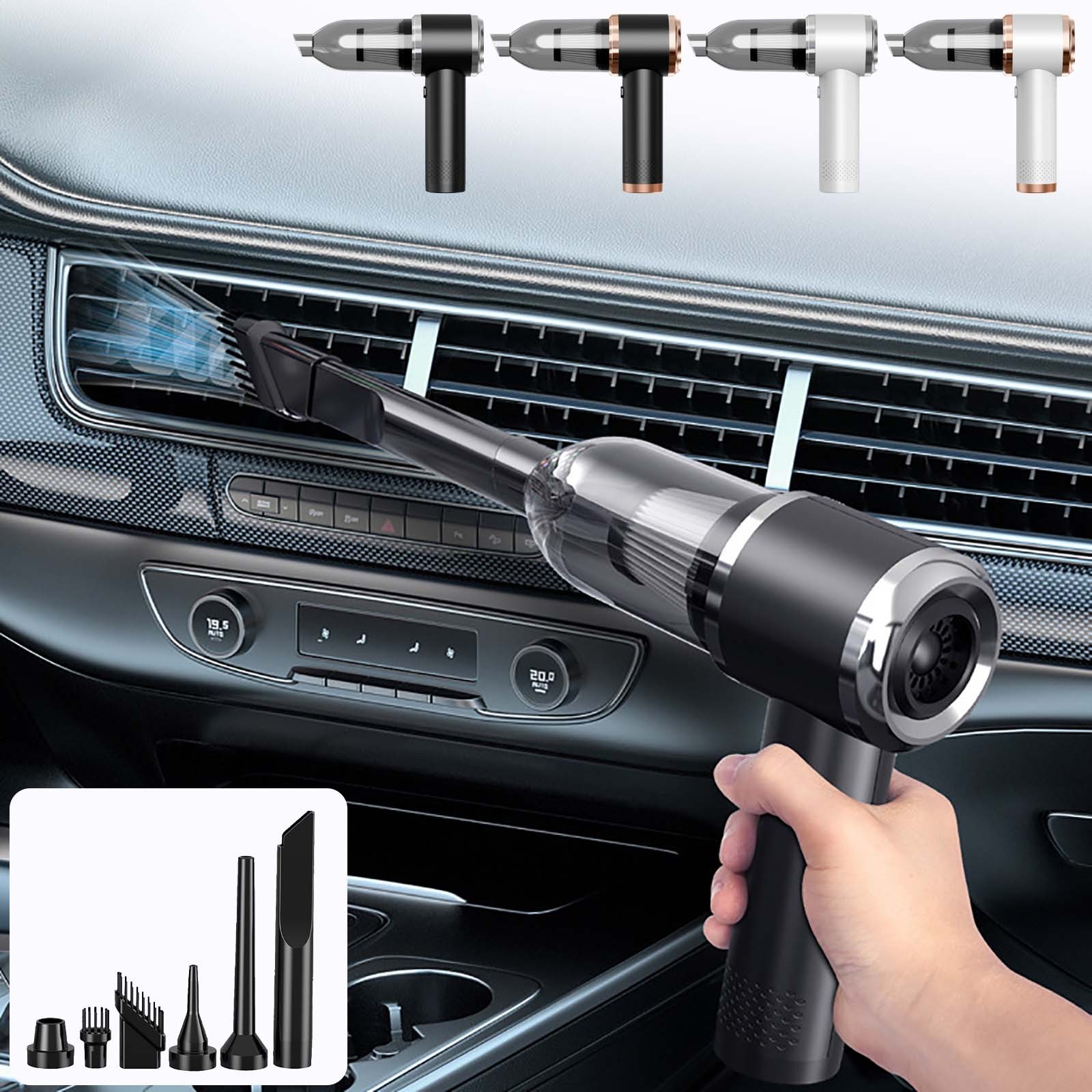 Unbeatable Price,Wireless Four-in-One Large Suction Car Vacuum Cleaner,Portable Car and Home ...