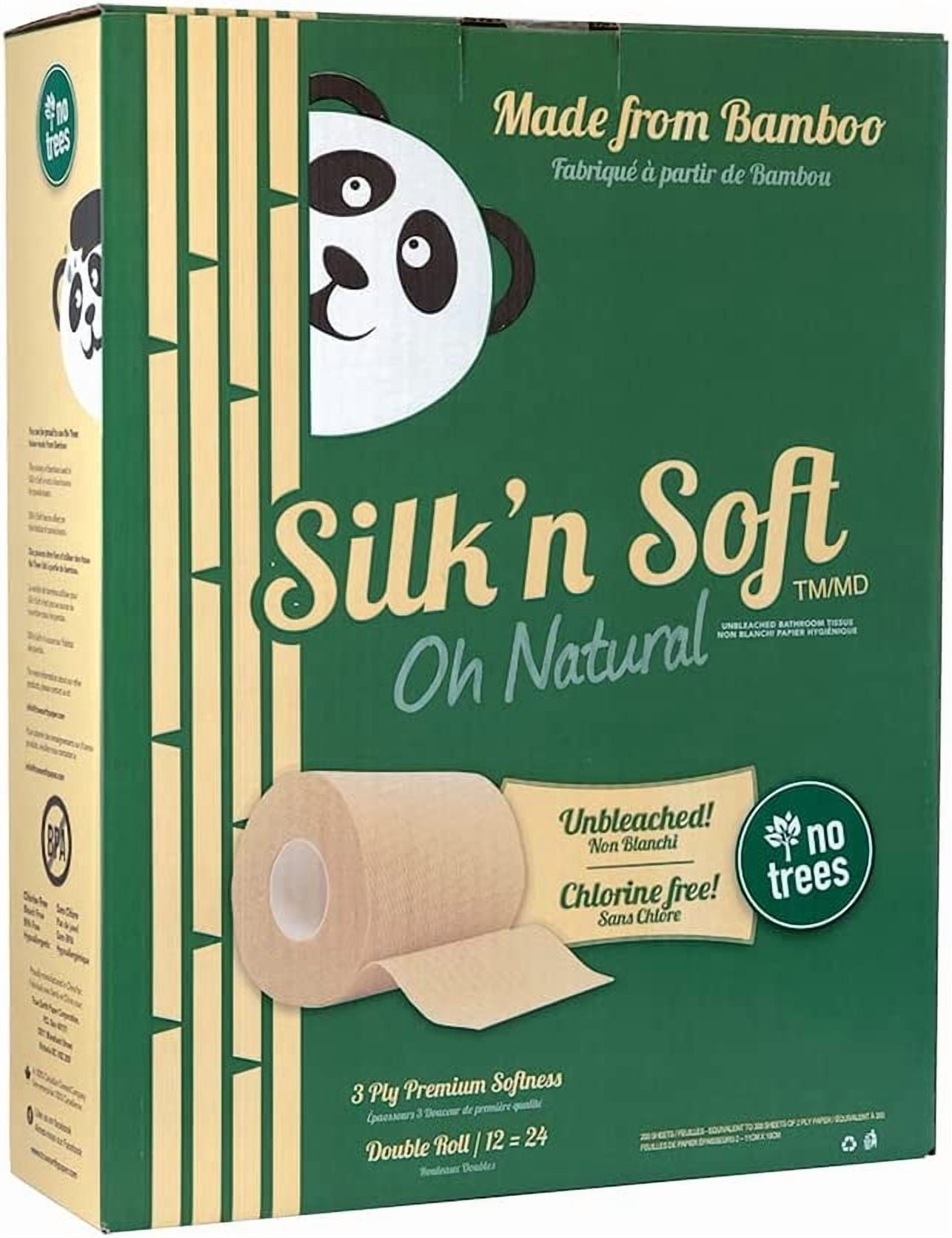 Unbleached Bamboo Toilet Paper - Tree-Free Environment Safe ...