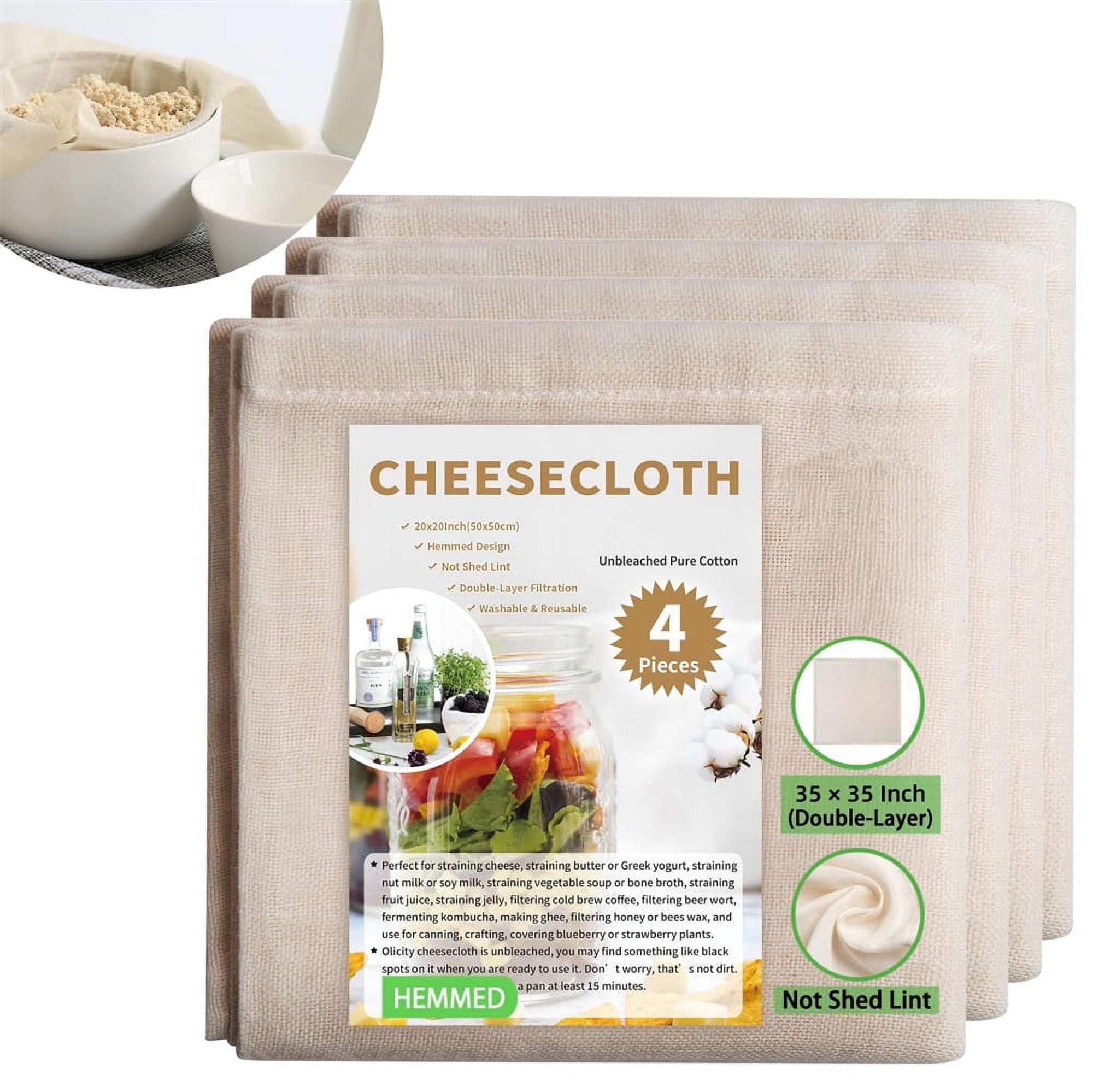 Unbleached Cheese Cloths,Household Pure Cotton Tofu Cloth,Reusable ...
