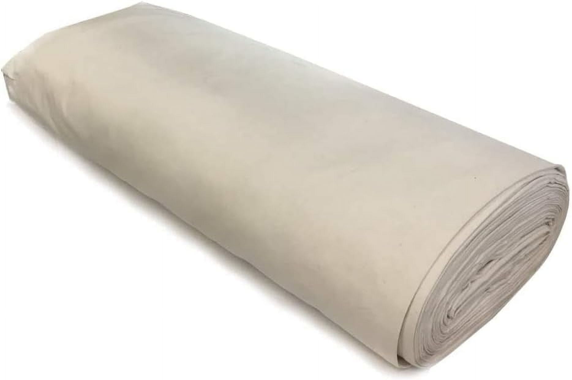 Unbleached Cotton Muslin 38" Wide (30 Meter Roll) - Walmart.com