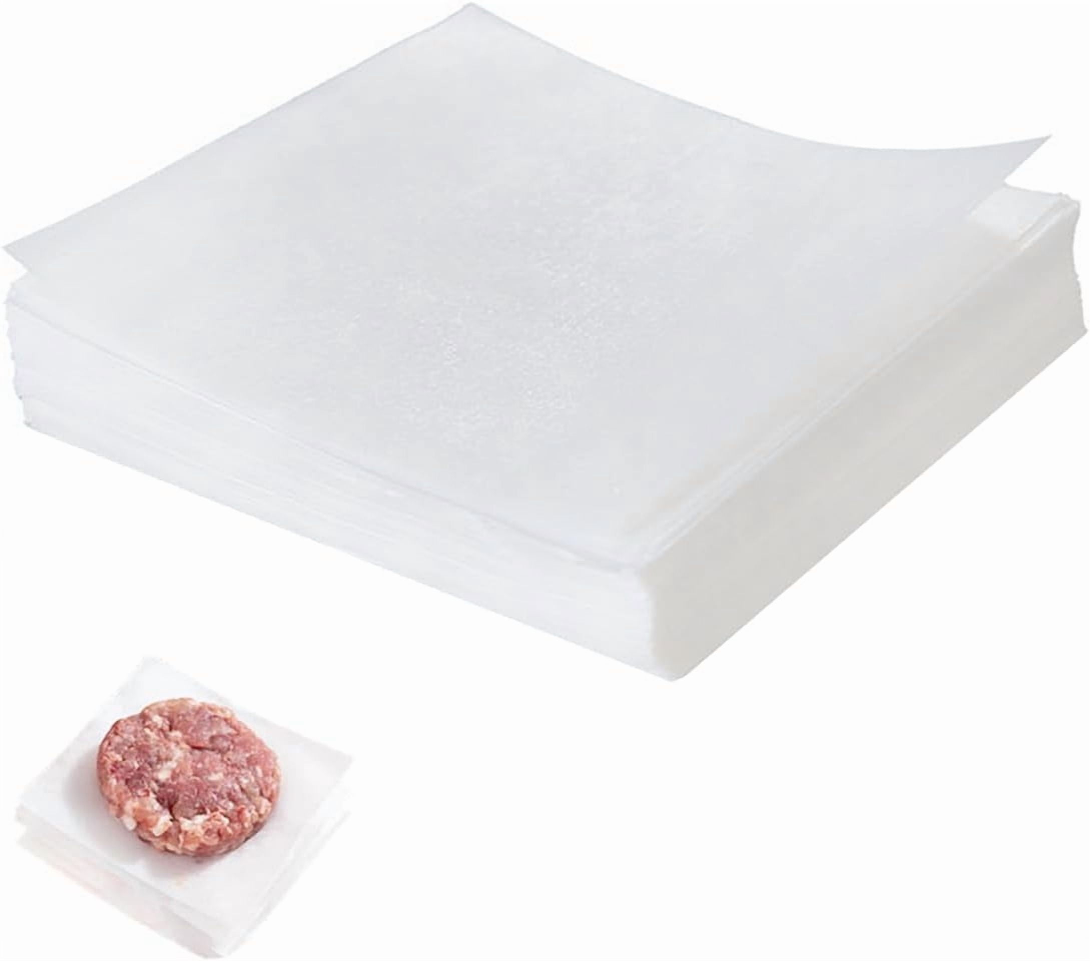 Unbleached Parchment Paper, Burger Patty Paper, Non-Stick Squares Wax ...