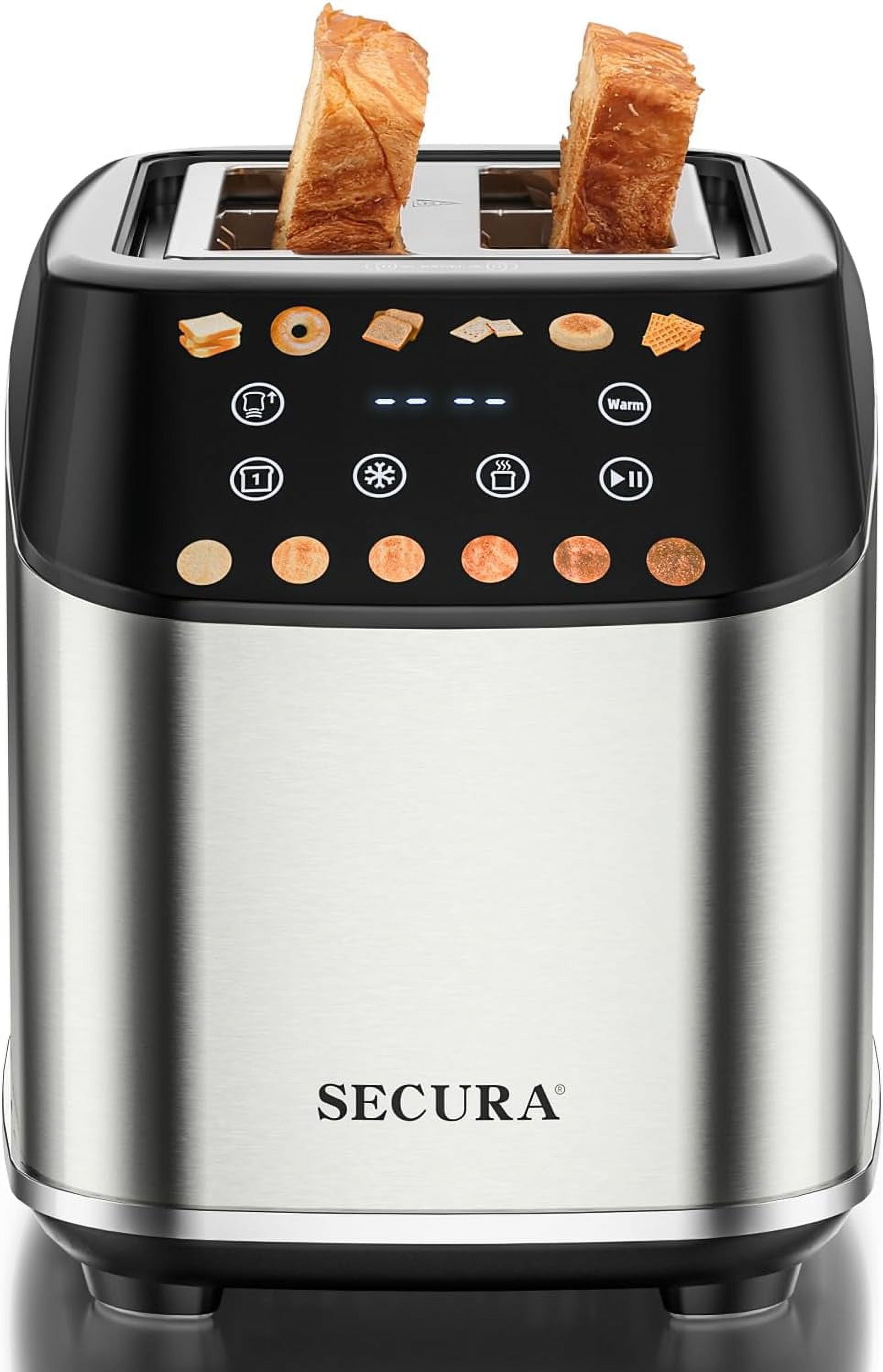 Unbranded 2-Slice Touchscreen Toaster – Auto Lift, Digital Countdown ...