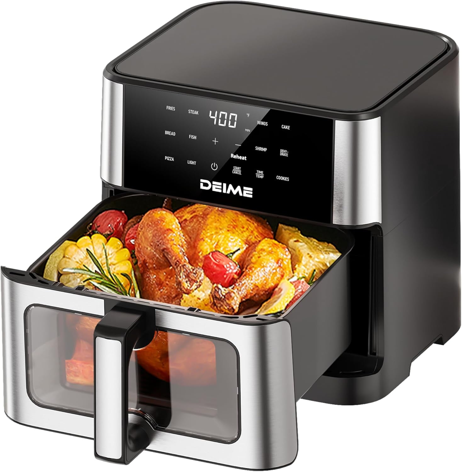 Unbranded Air Fryer 10.2 QT Oilless 1700W Large Capacity Oven Air ...