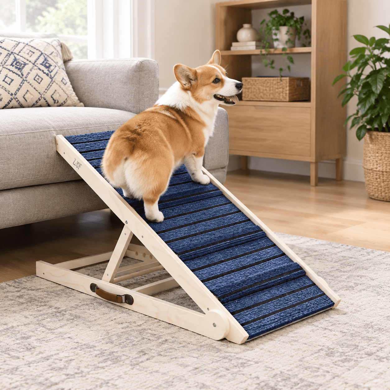 Unbranded Foldable Wooden Dog Ramp 40