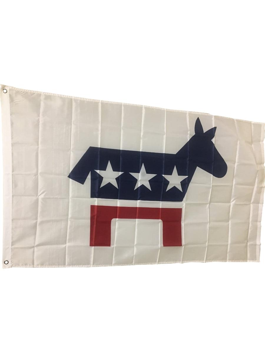 New 3x5 Democratic Party Flag Political Democrat Flags - Walmart.com