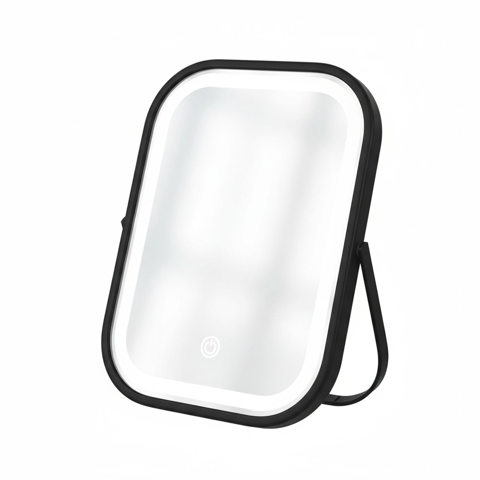 Unbranded Rechargeable Lighted Vanity Mirror 10"x7.8" Arched LED Makeup ...