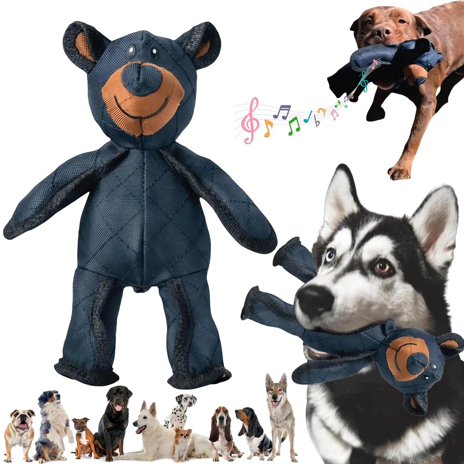 Unbreaka Bear - 2025 New Unbreakable Bear Dog Toy - Indestructible ...
