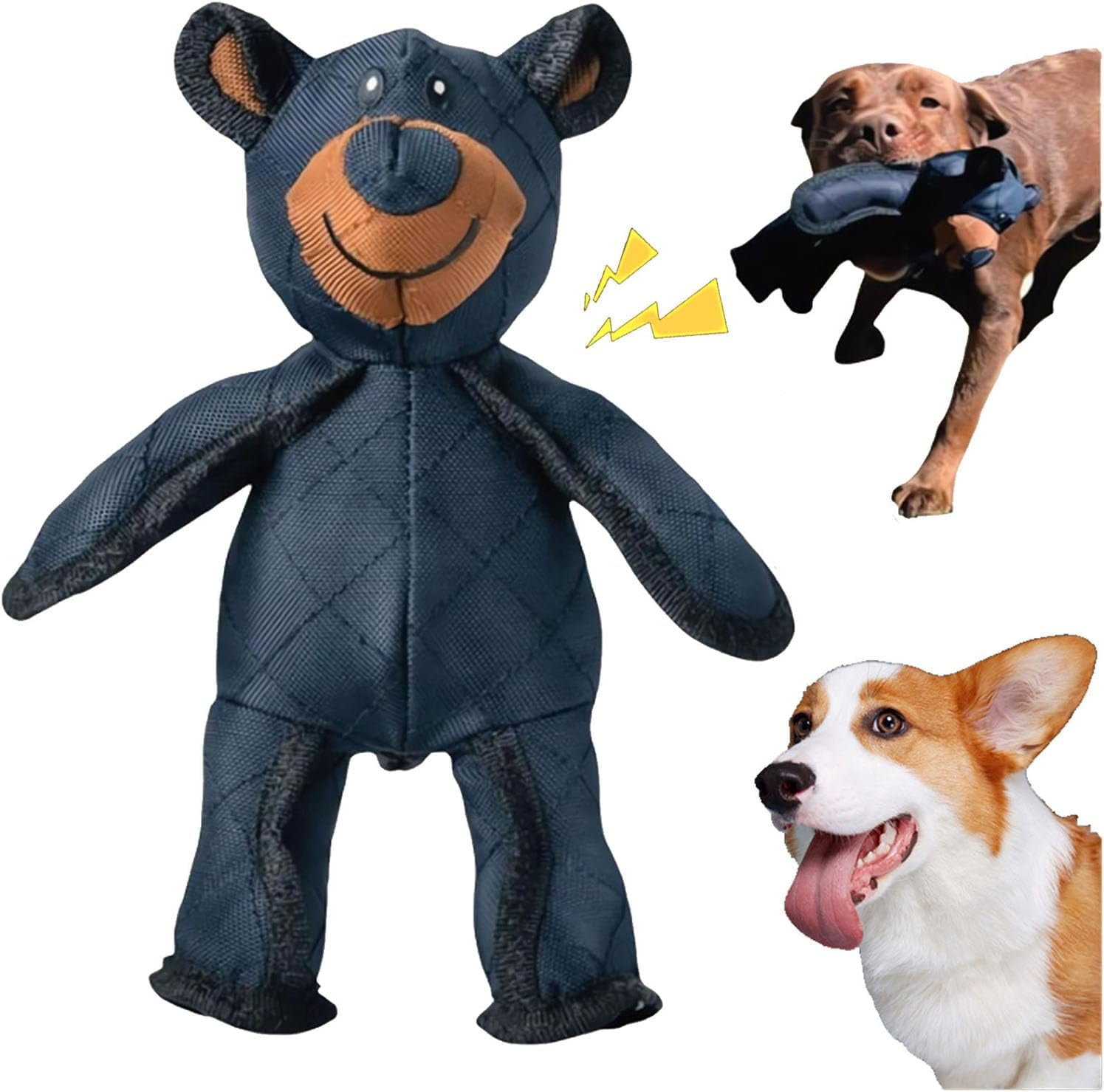 Unbreaka Bear, Indestructible Bear Dog Toys, Indestructible Robust Bear ...