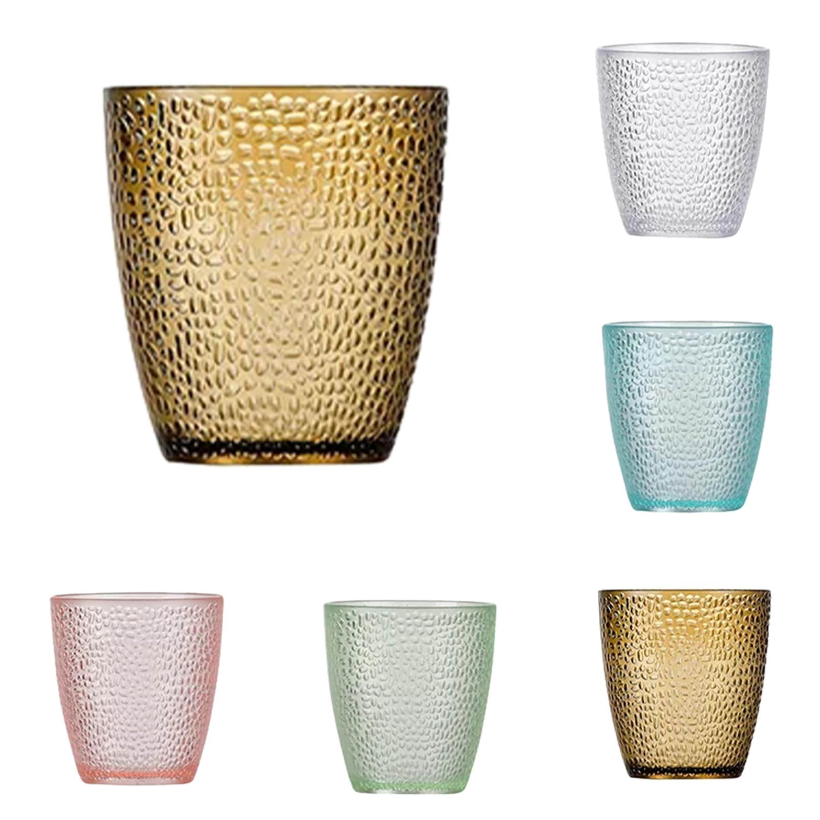 Unbreakable Acrylic Glass Set - 8oz Transparent Cups for Hot/Cold ...