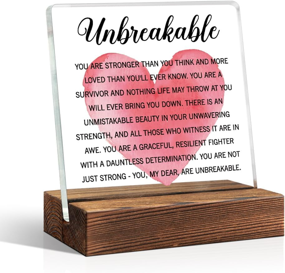 Unbreakable Acrylic Office Decor Sign, Acrylic Desk Plaque Sign with ...