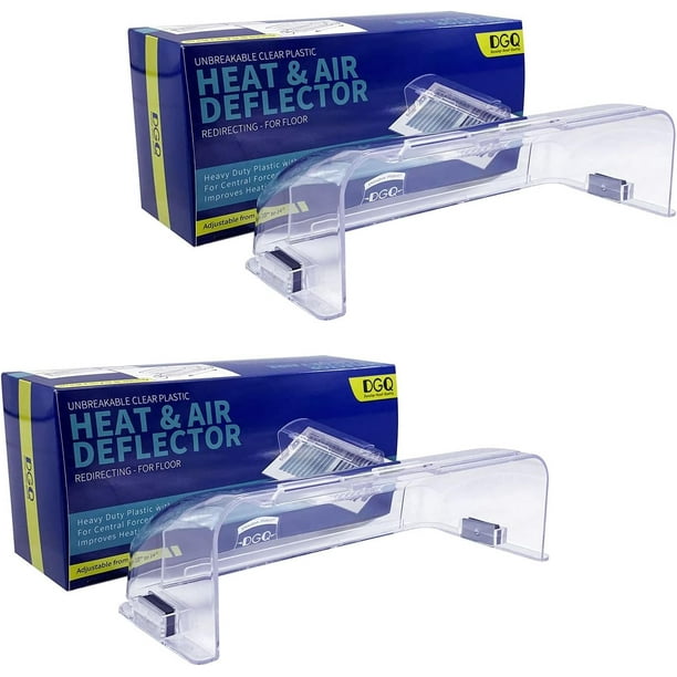 Unbreakable Air Deflector 10" to 14" Adjustable Heat and Air Vent ...