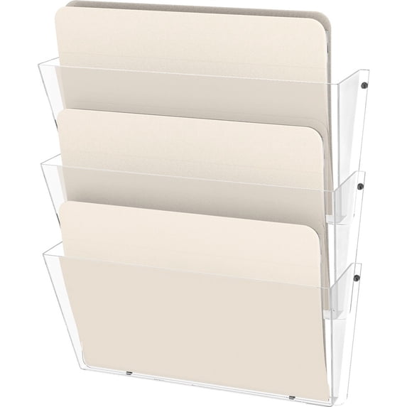 Unbreakable Docupocket 3-Pocket Wall File, Letter, 14 1/2 X 3 X 6 1/2 ...