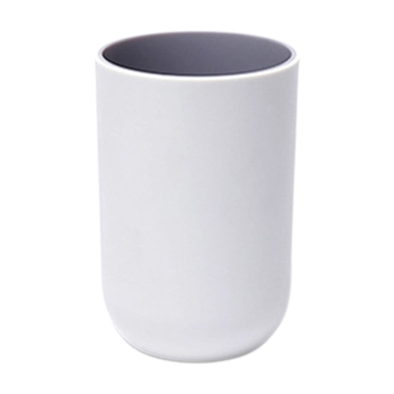 Unbreakable Drinking Cups Set of 2 Colors, Reusable Plastic Toothbrush ...