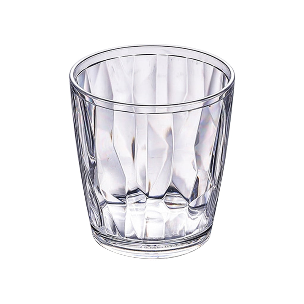 Unbreakable Drinking Glasses 210ml Acrylic Shatterproof Water Tumblers ...