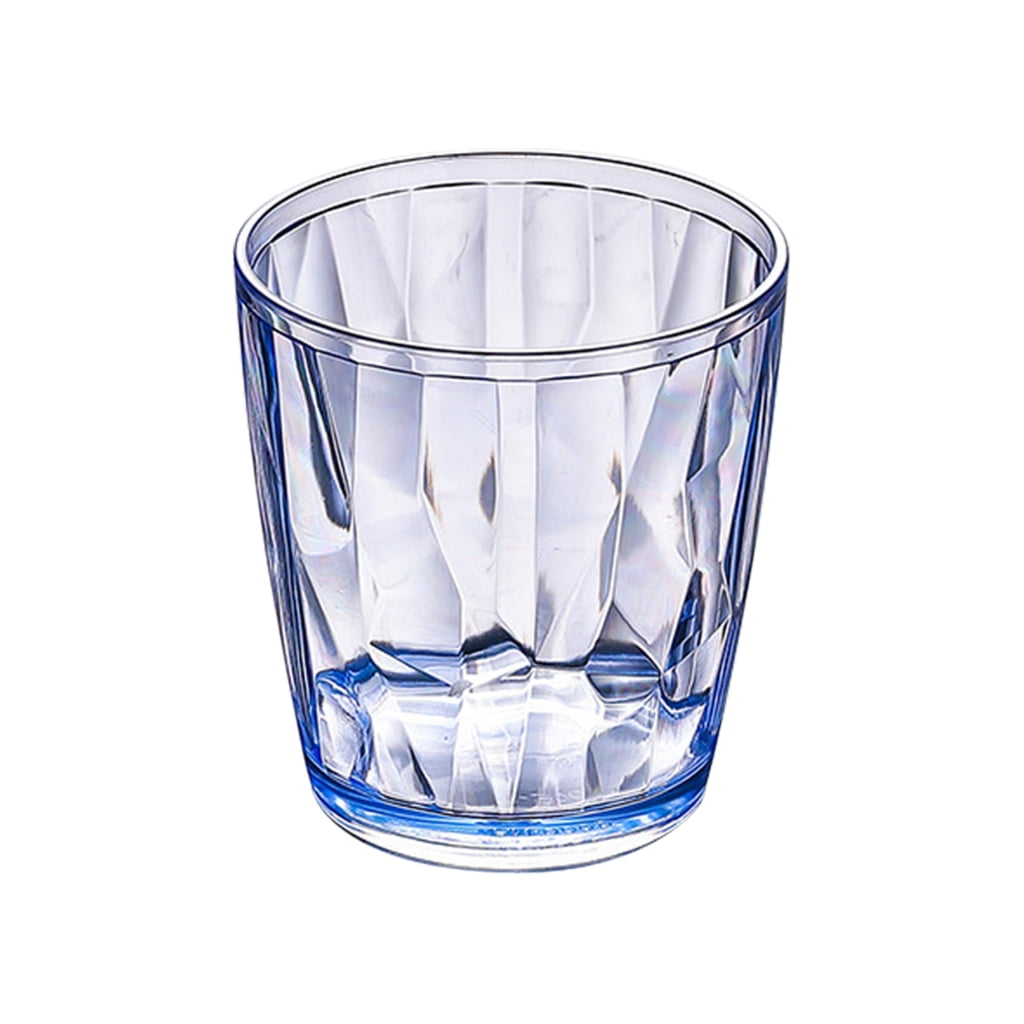 Unbreakable Drinking Glasses 210ml Acrylic Shatterproof Water Tumblers ...