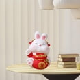 Unbreakable Rabbit Piggy Bank Animal Bunny Statue Container Ceramic ...