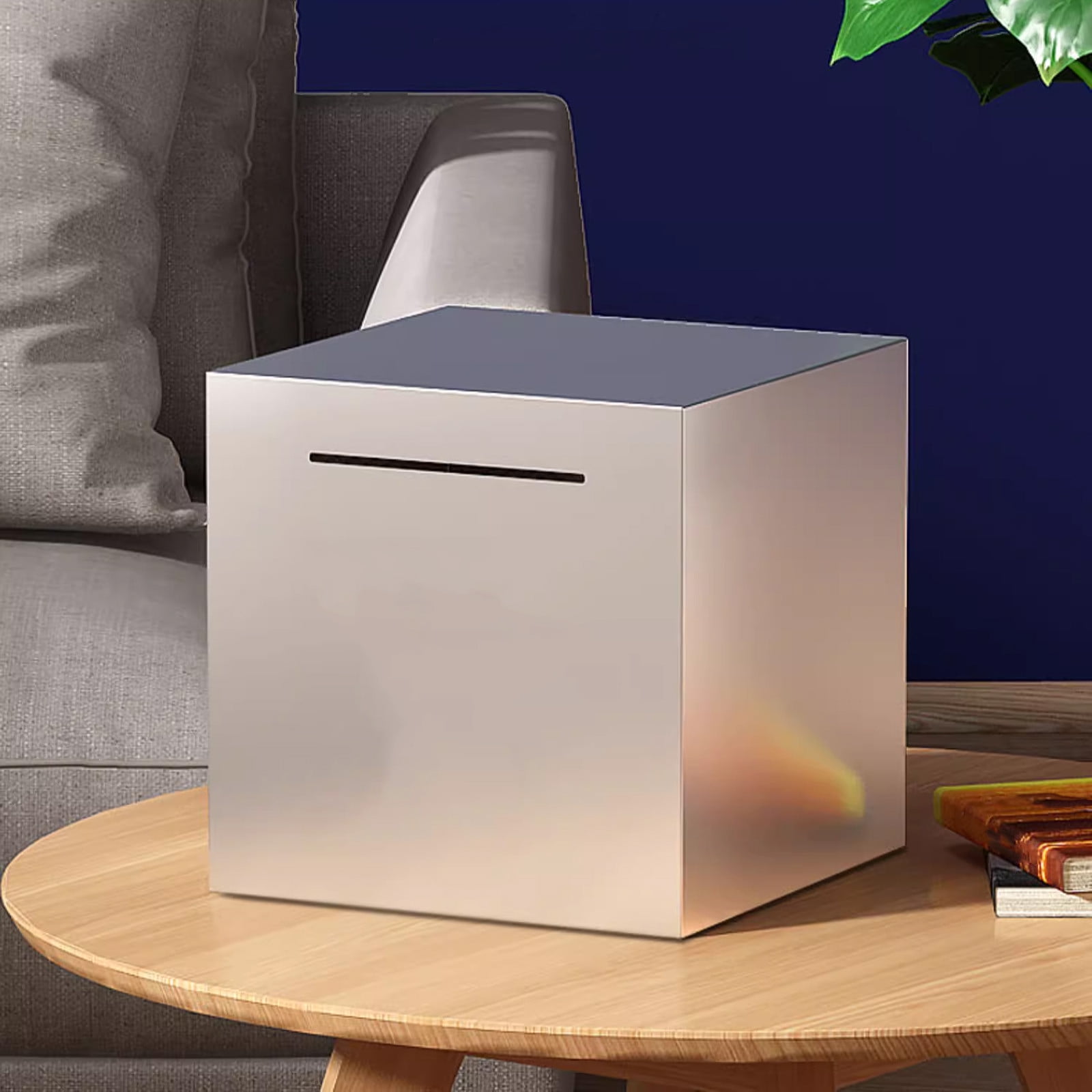 Stainless Steel Savings Bank - Break to Open for Secure Storage ...
