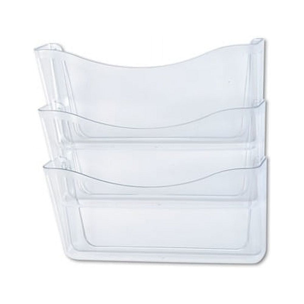 Unbreakable Three Pocket Wall File Set Letter, Clear - Walmart.com